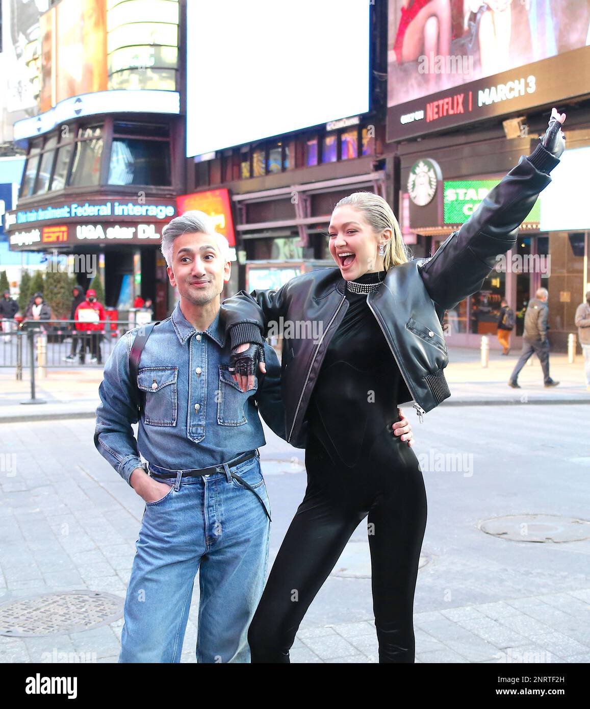 Top Model Gigi Hadid and Tam France promoting their new show "Next in ...