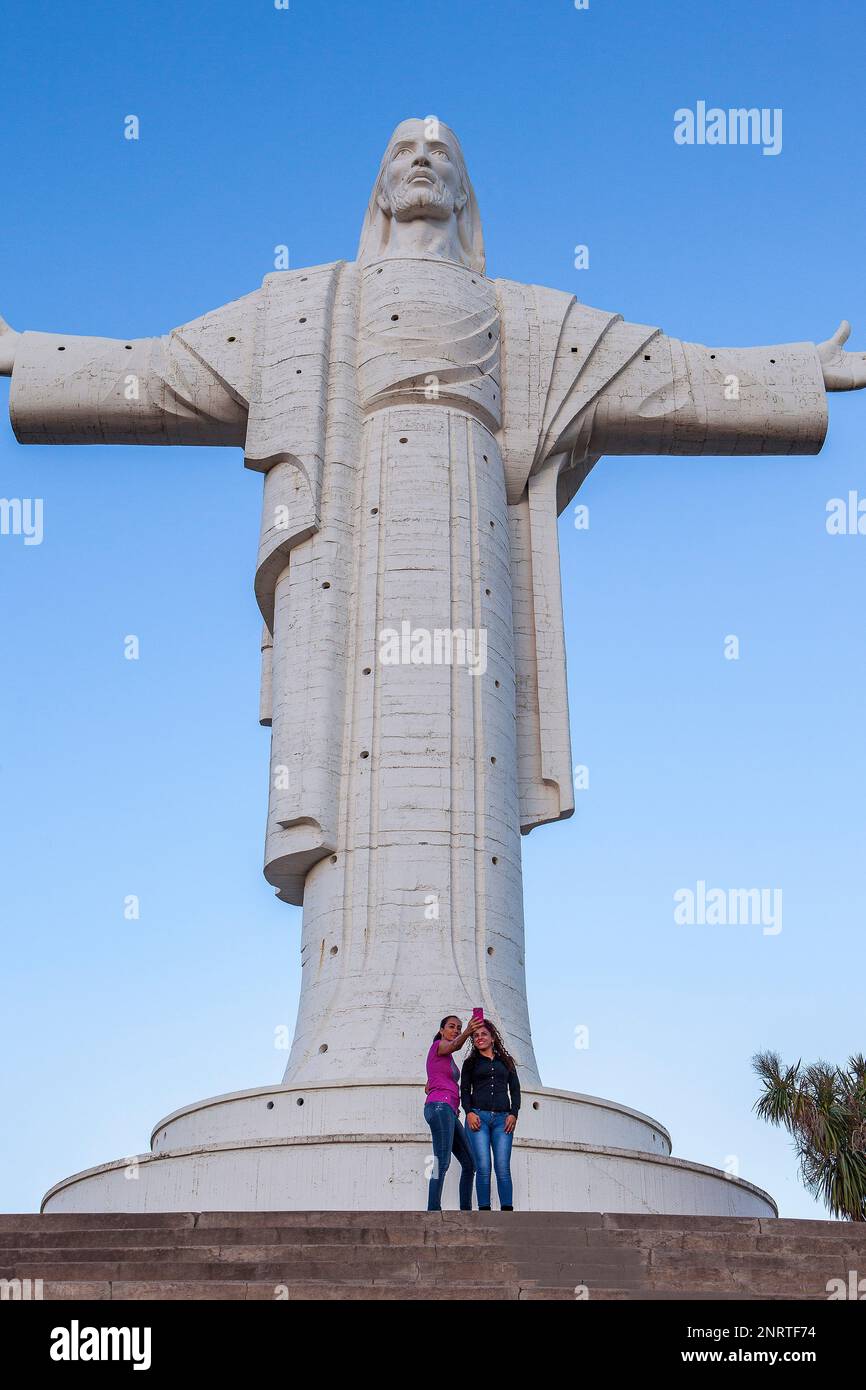 Torists, Largest statue of Jesus Christ in the world, the Cristo de la ...