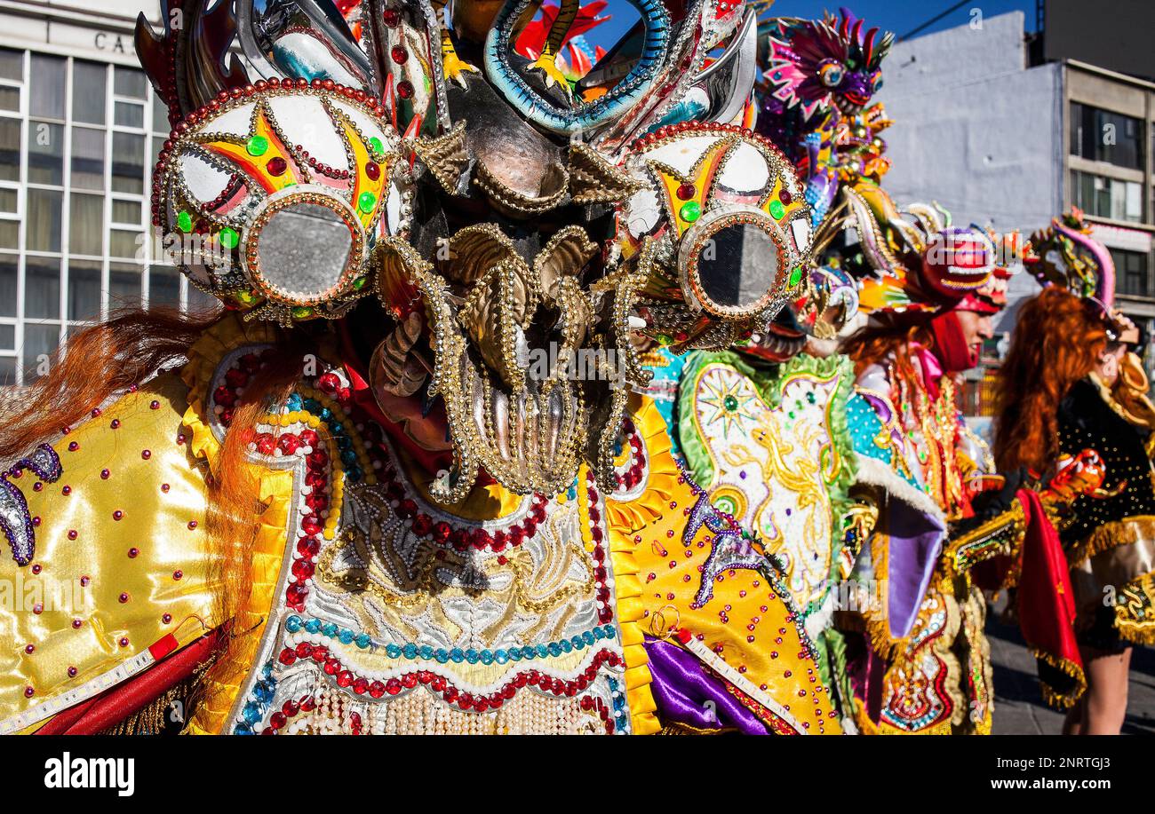 Fiesta del Gran Poder, Plaza San Francisco, La Paz, Bolivia Stock Photo - Alamy