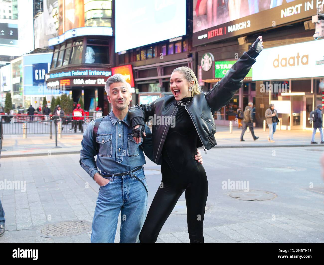 New York, NY on February 27, 2023. Top Model Gigi Hadid and Tam France ...