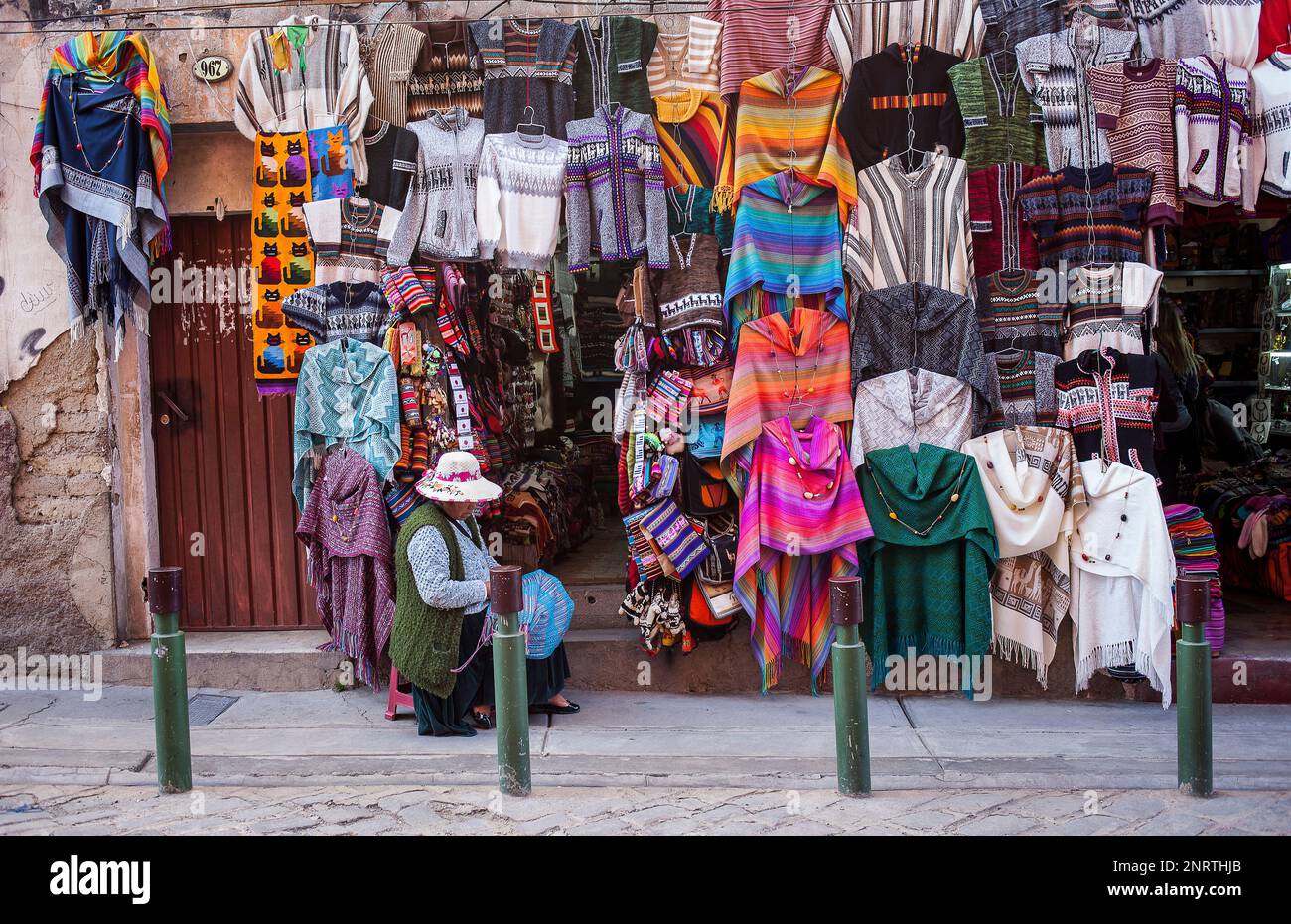 Mercado de las Brujas (witches market), souvenirs, La Paz, Bolivia ...