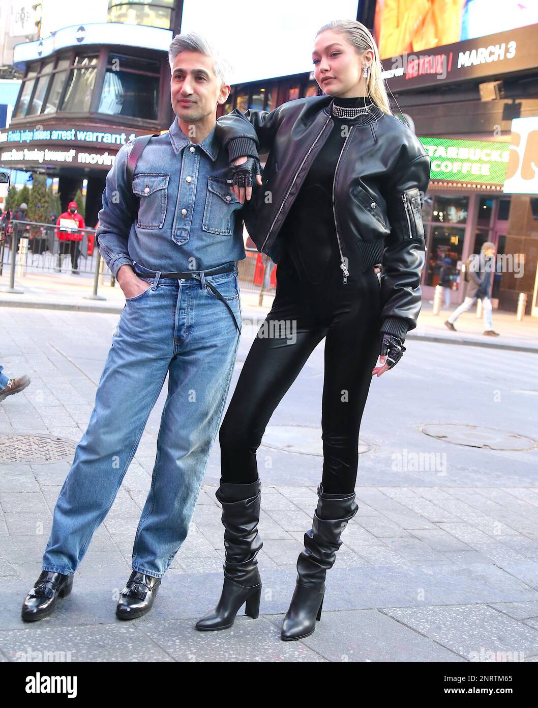 New York, NY on February 27, 2023. Top Model Gigi Hadid and Tam France ...