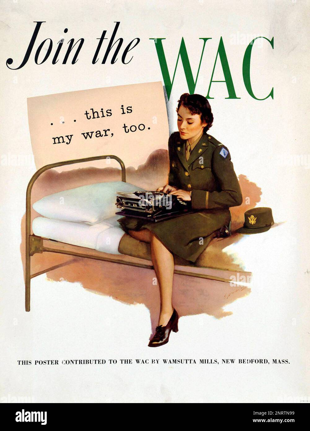 Army wac poster hi-res stock photography and images - Alamy