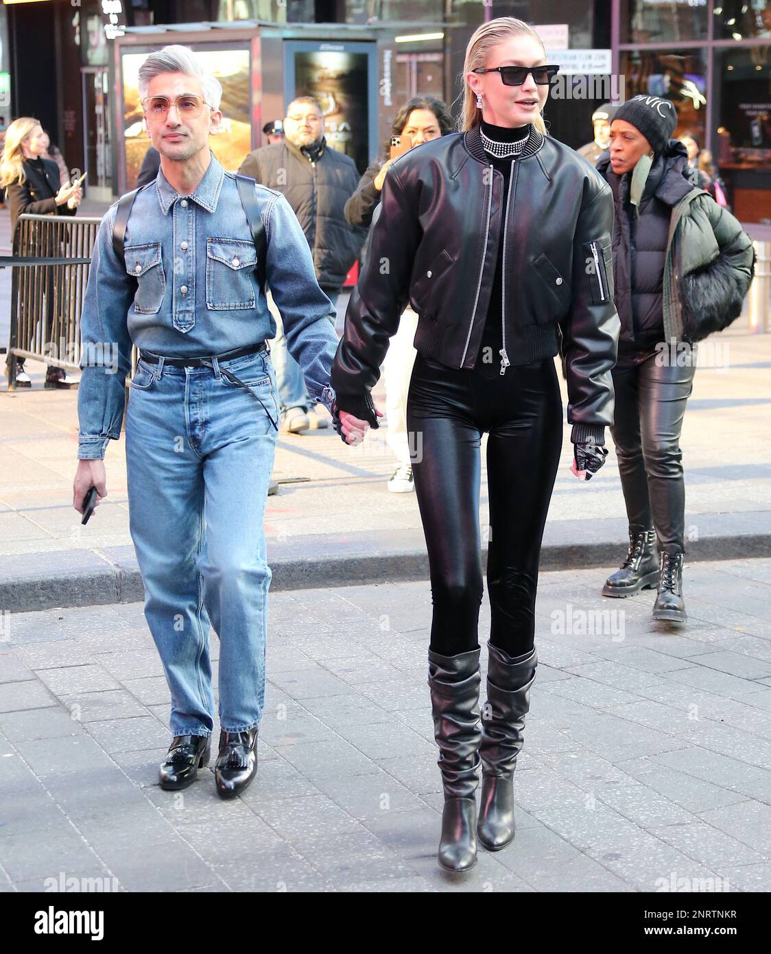 New York, NY on February 27, 2023. Top Model Gigi Hadid and Tam France ...