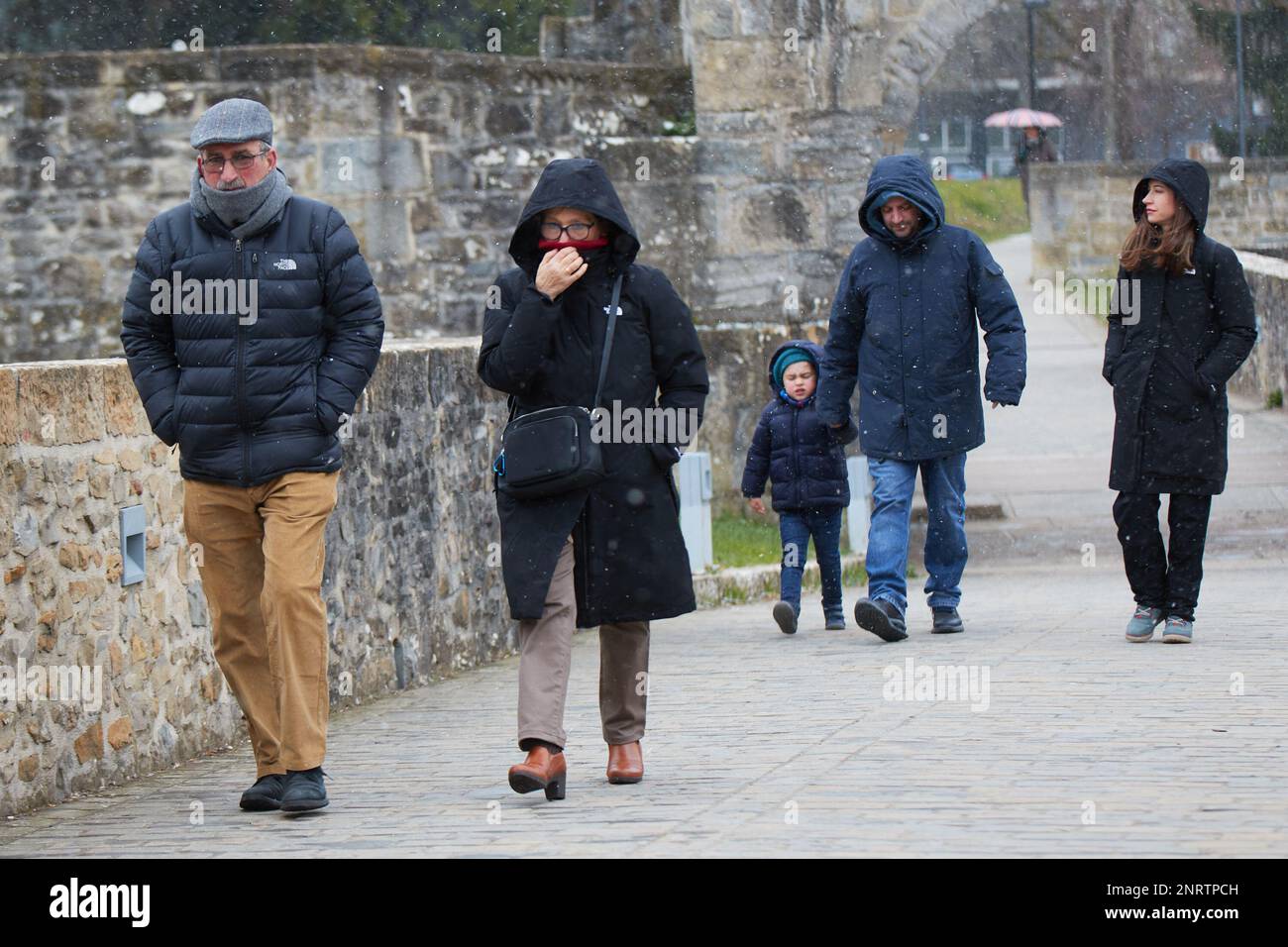 Pamplona. Navarra. Spain. 27th Feb. 2023. The Weather. Meteorological ...