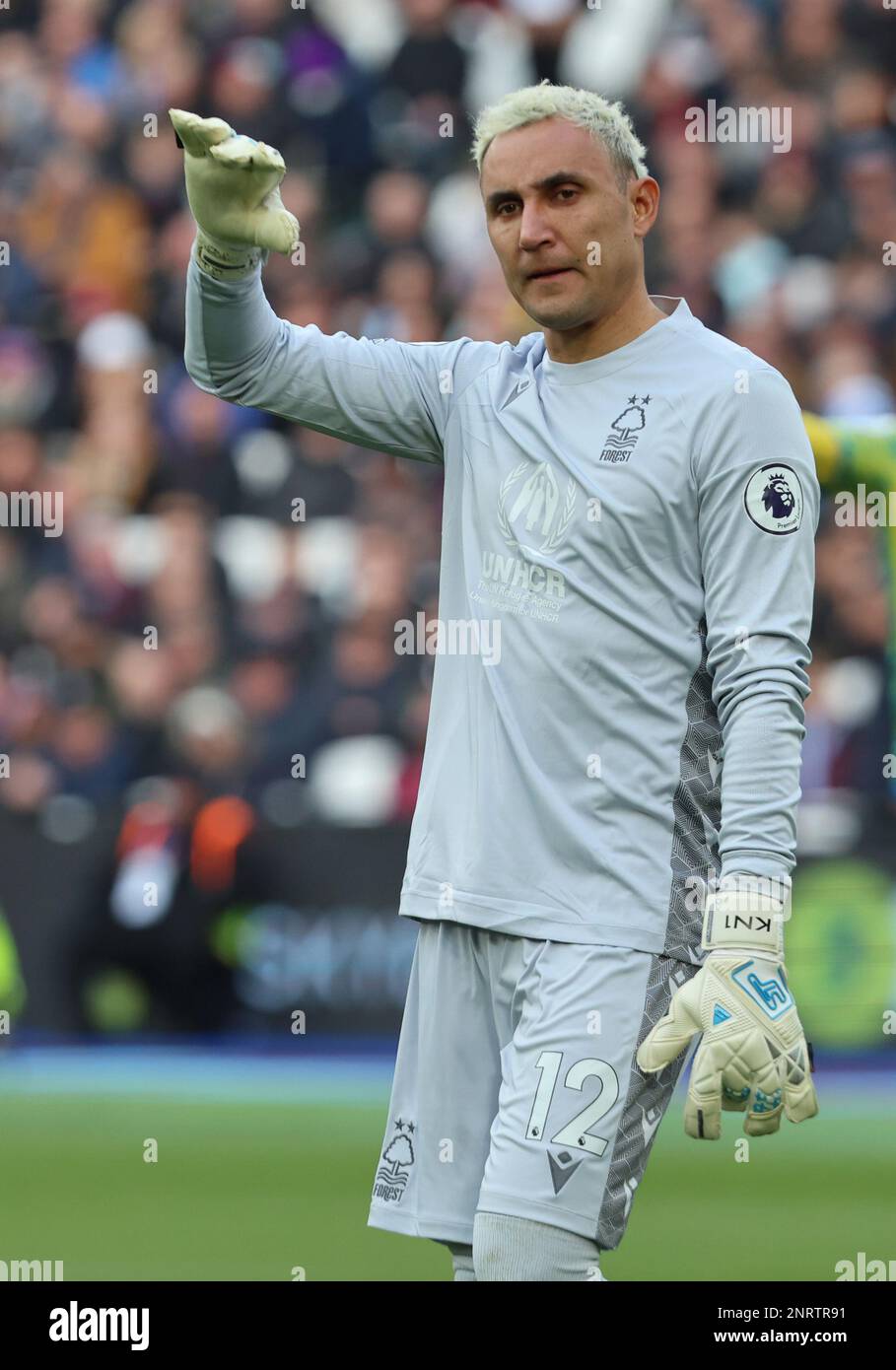 Keylor Navas (on loan from Paris Saint-Germain)of Nottingham Forest ...