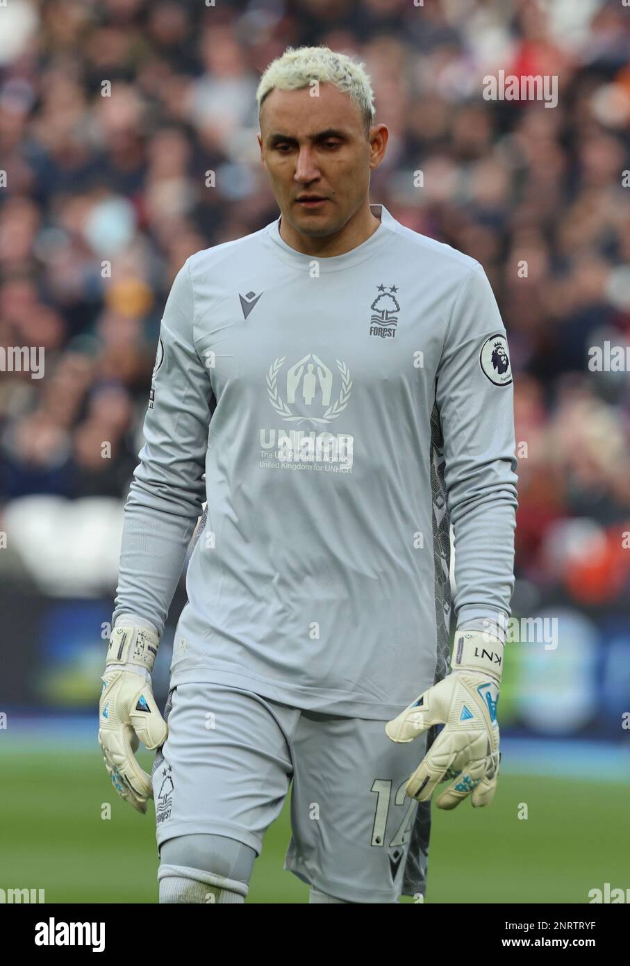 Keylor Navas (on loan from Paris Saint-Germain)of Nottingham Forest ...