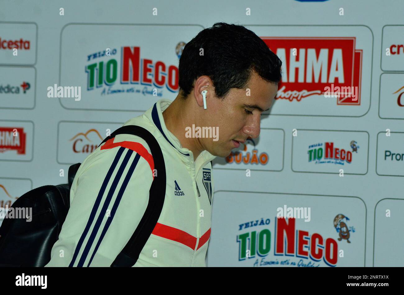 BRAZILIAN A 2019, Bahia vs Sao Paulo - Arrival of Pablo S Paulo player ...