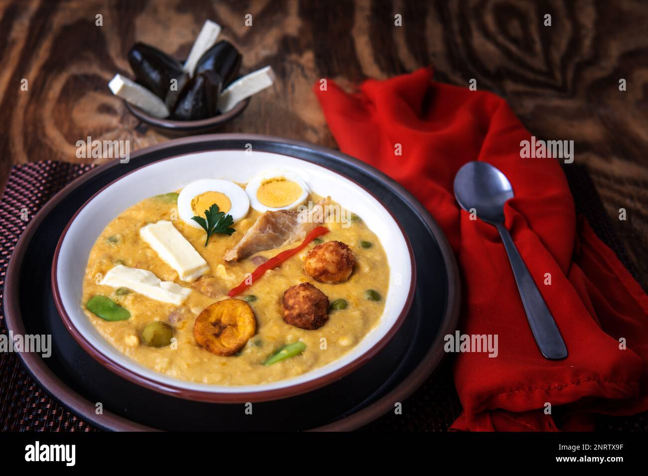 During Holy Week in Ecuador, Fanesca is eaten, a soup prepared based on ...