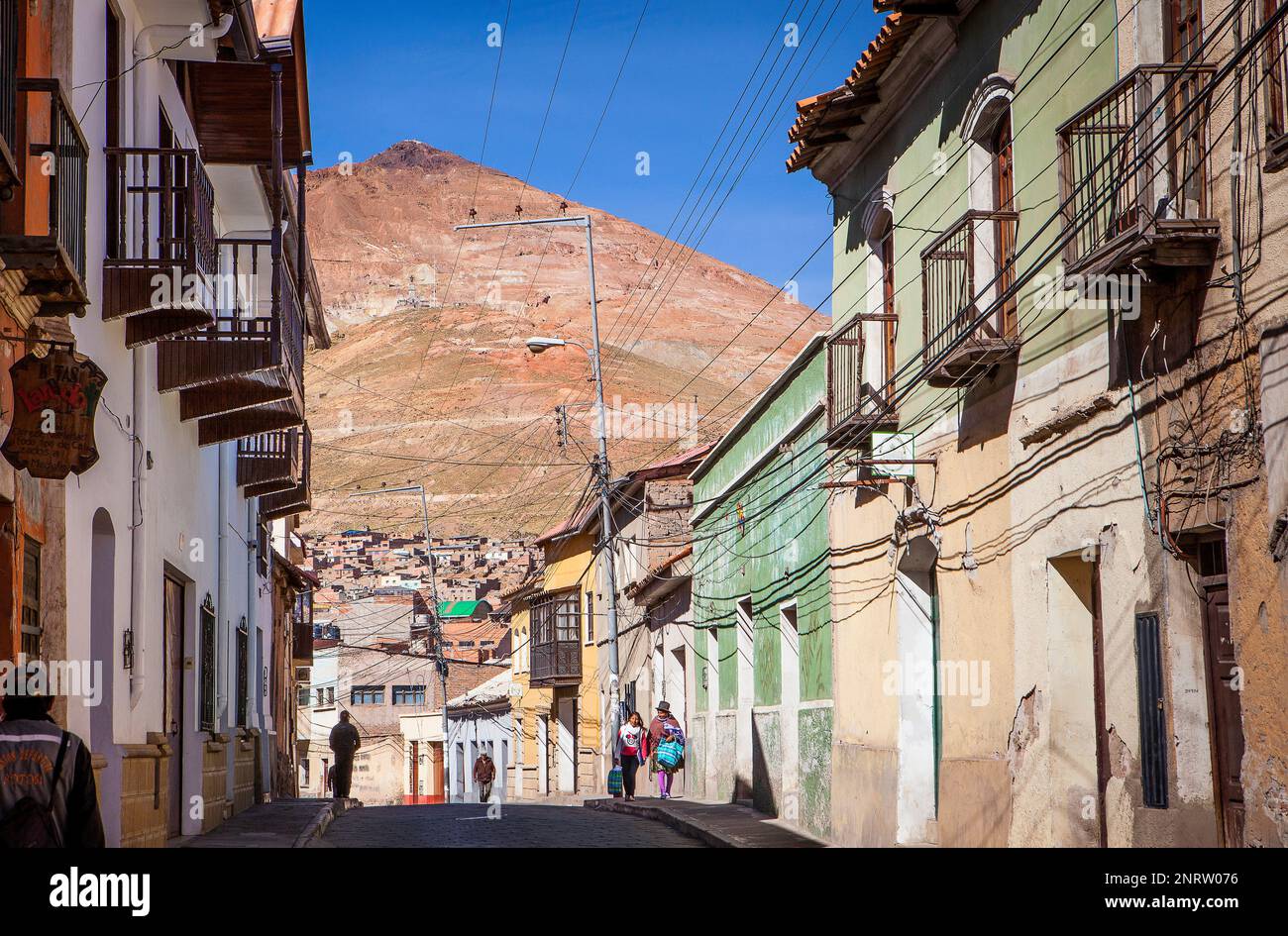 Cerro Rico from Potosi, Bolivia Stock Photo - Alamy