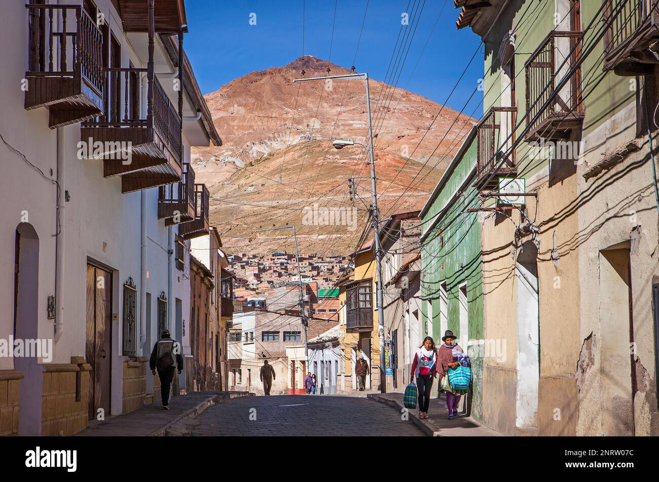 Cerro Rico from Potosi, Bolivia Stock Photo - Alamy