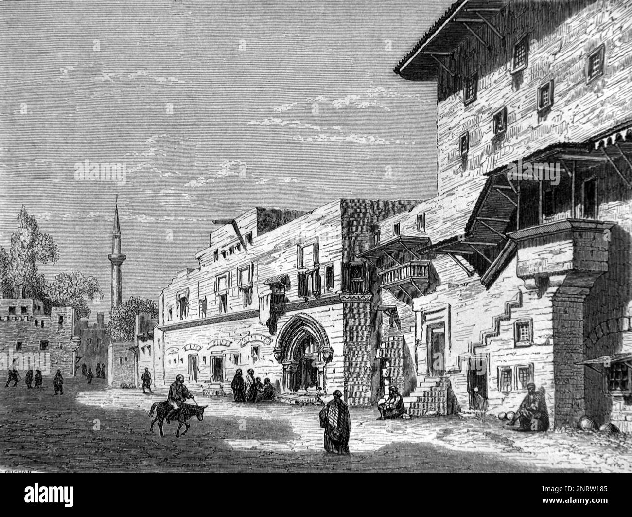 Street Scene in the Jewish District or Jewish Quarter, known as the ...