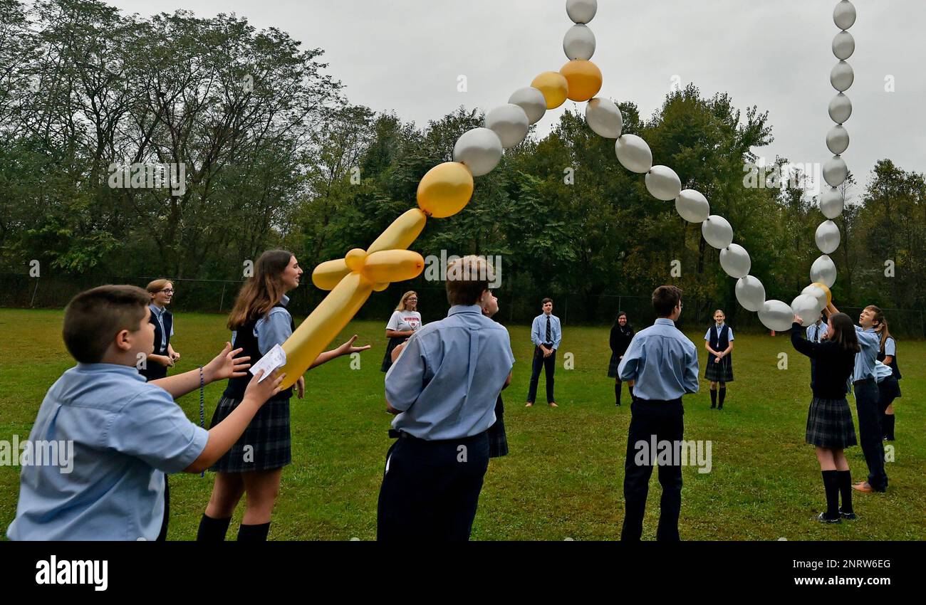 The eighth grade class at the Wyoming Area Catholic school in Exeter ...