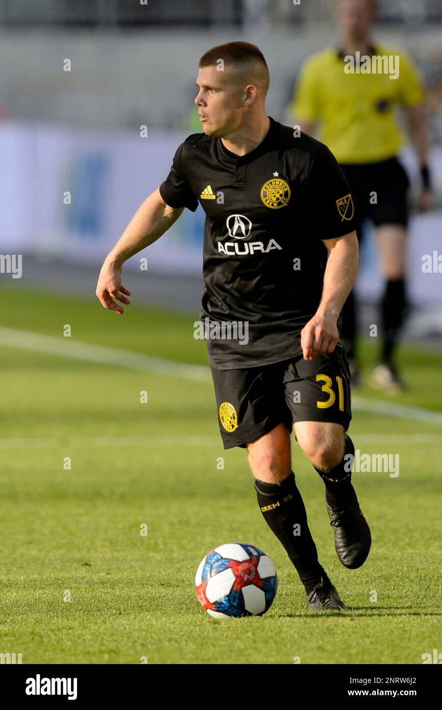 TORONTO, ON - OCTOBER 06: Connor Maloney of Columbus Crew (31) runs ...