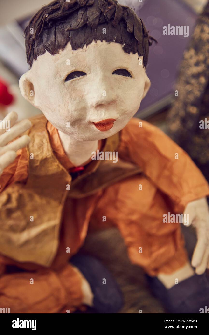 Hanji, traditional Korean paper, paper doll handmade from mulberry ...