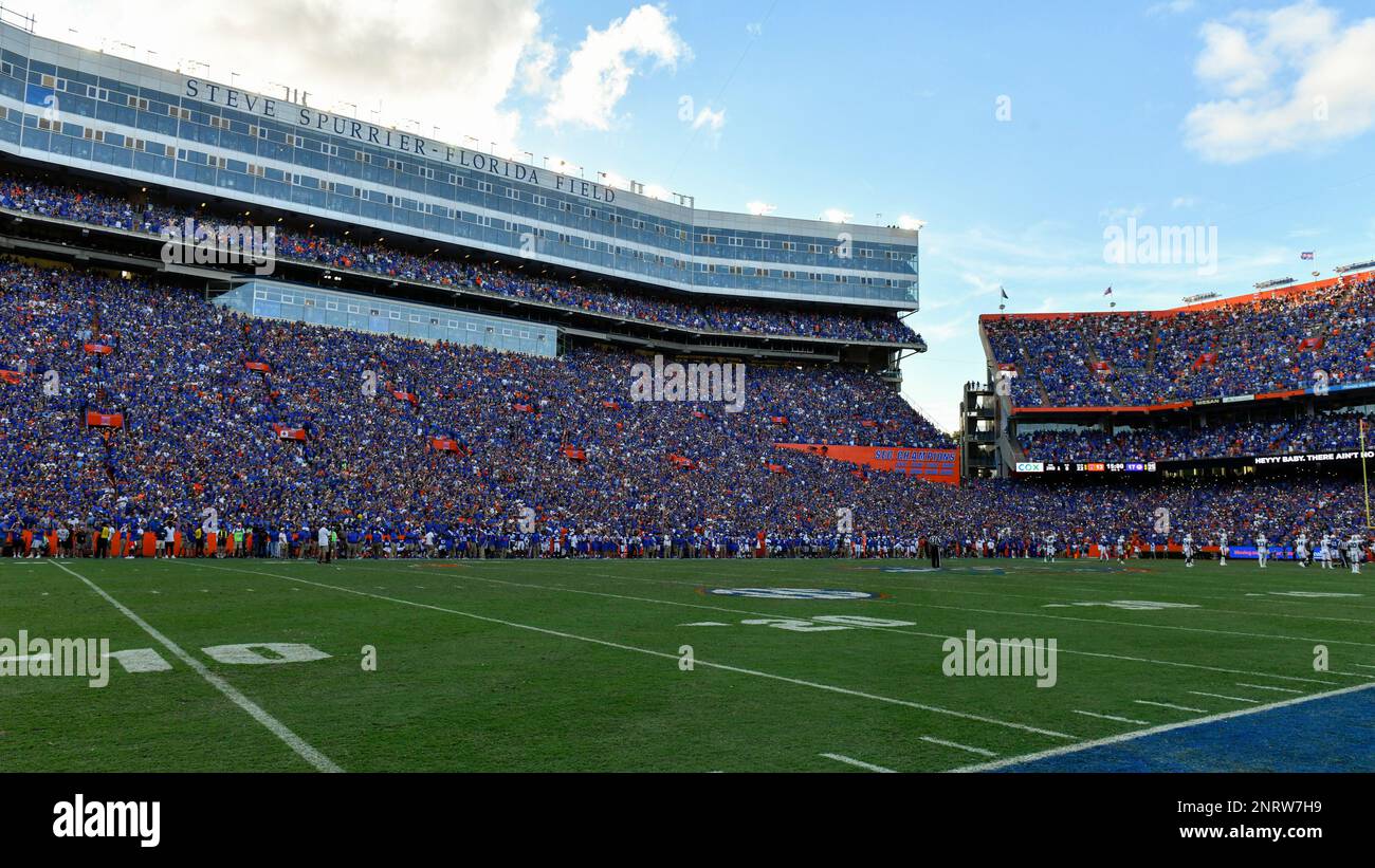 GAINESVILLE, FL - OCTOBER 05: A general view of Steve Spurrier Florida ...