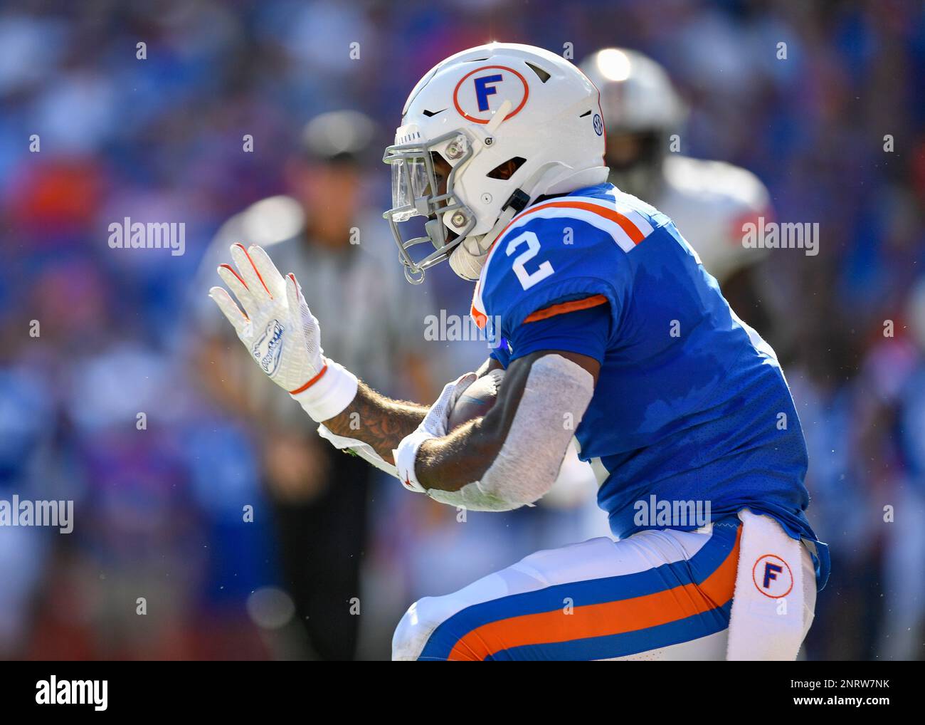 GAINESVILLE, FL - OCTOBER 05: Florida running back Lamical Perine (2 ...