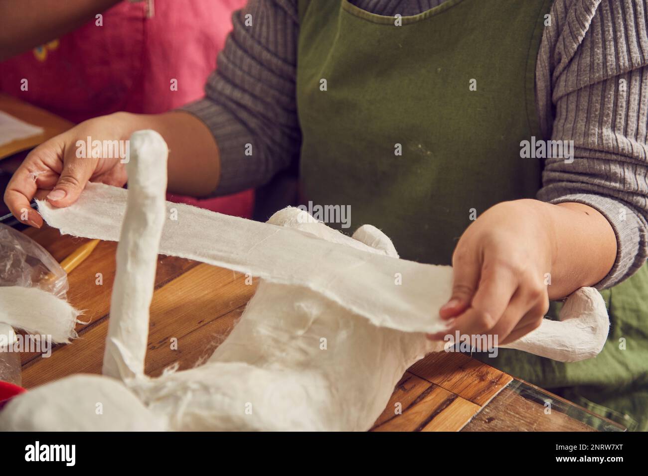 Hanji, traditional Korean paper, paper doll handmade from mulberry ...