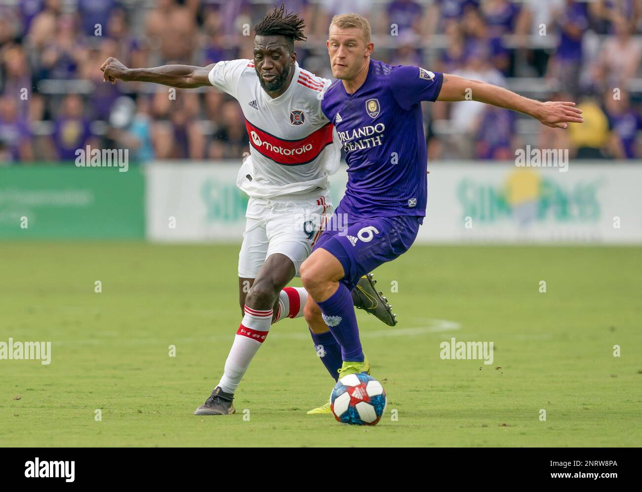 ORLANDO, FL - OCTOBER 06: Orlando City defender Robin Jansson (6) is ...