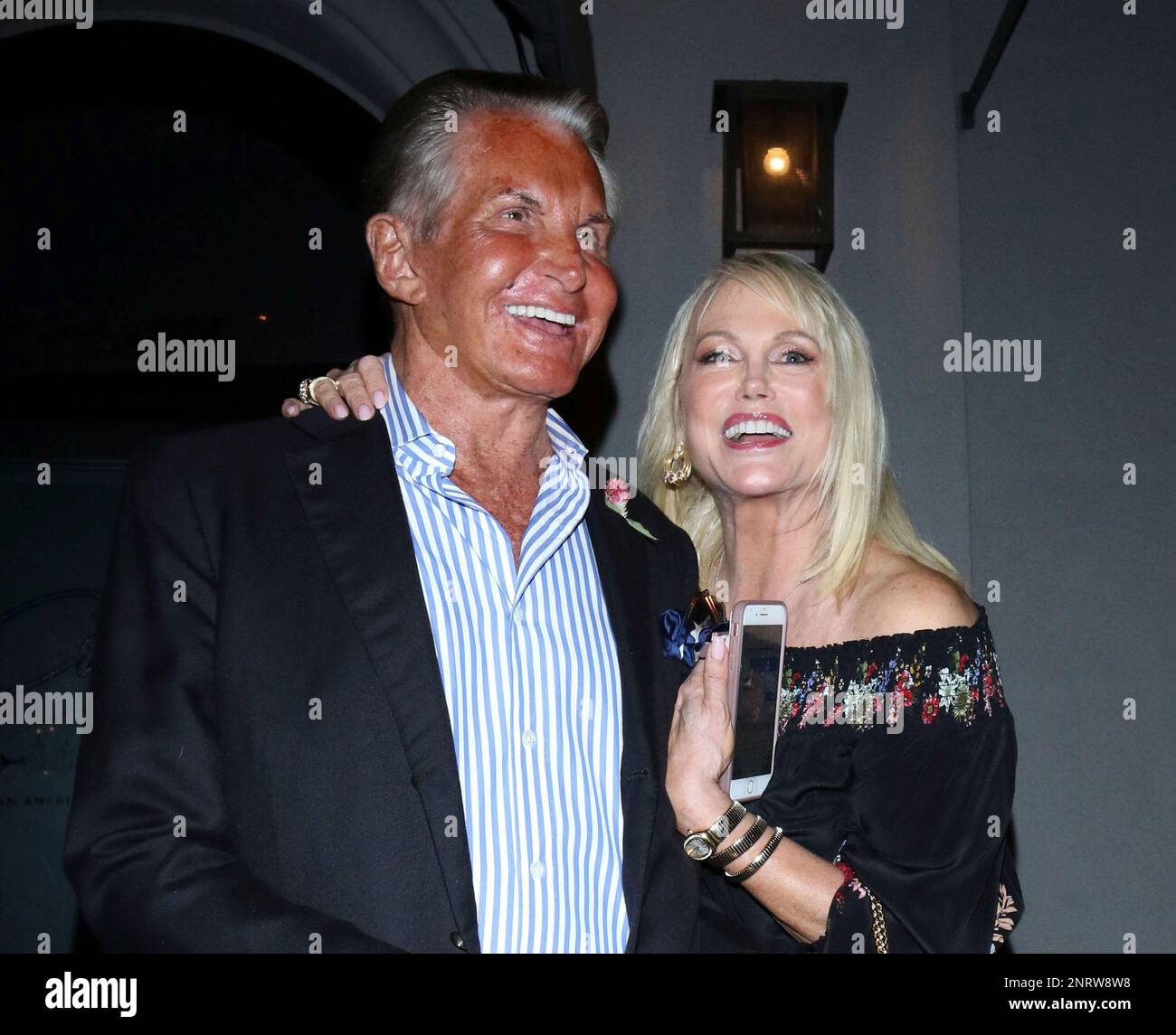 Photo by: zz/OGUT/STAR MAX/IPx 2019 10/5/19 George Hamilton and Kelly ...