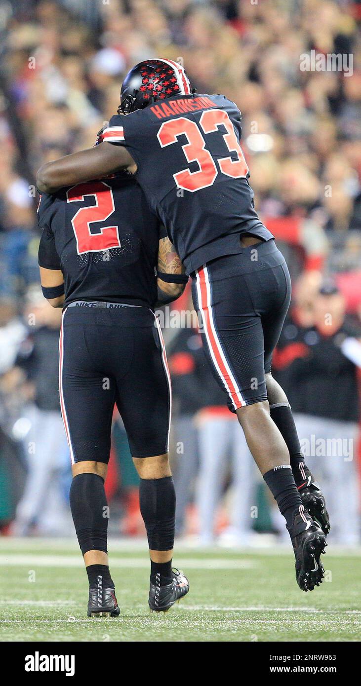 October 5, 2019: Ohio State Buckeye teammates Zach Harrison & Chase ...