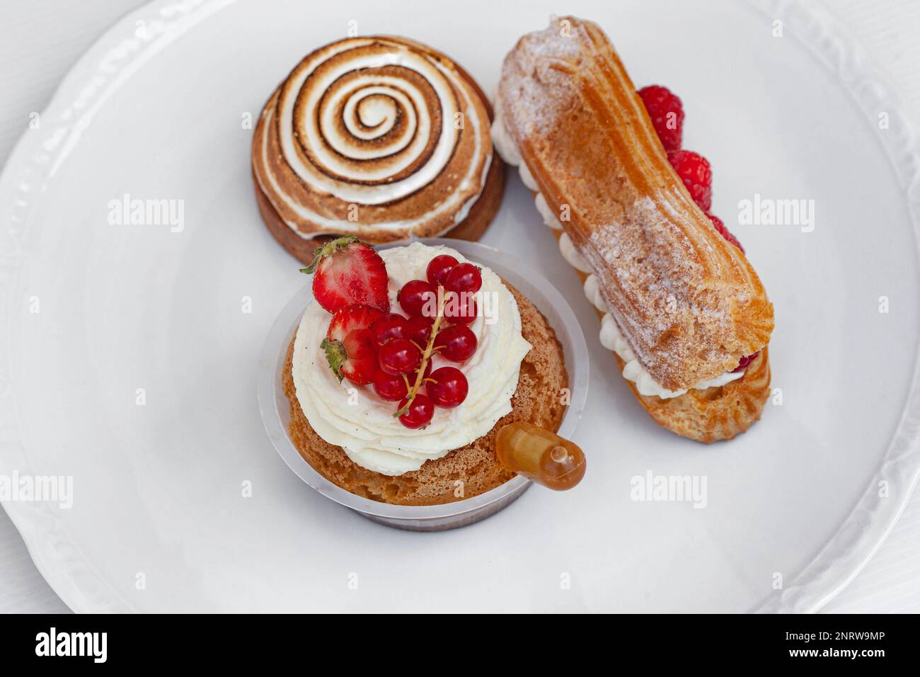 French pastries strawberry tart pastry hi-res stock photography and ...