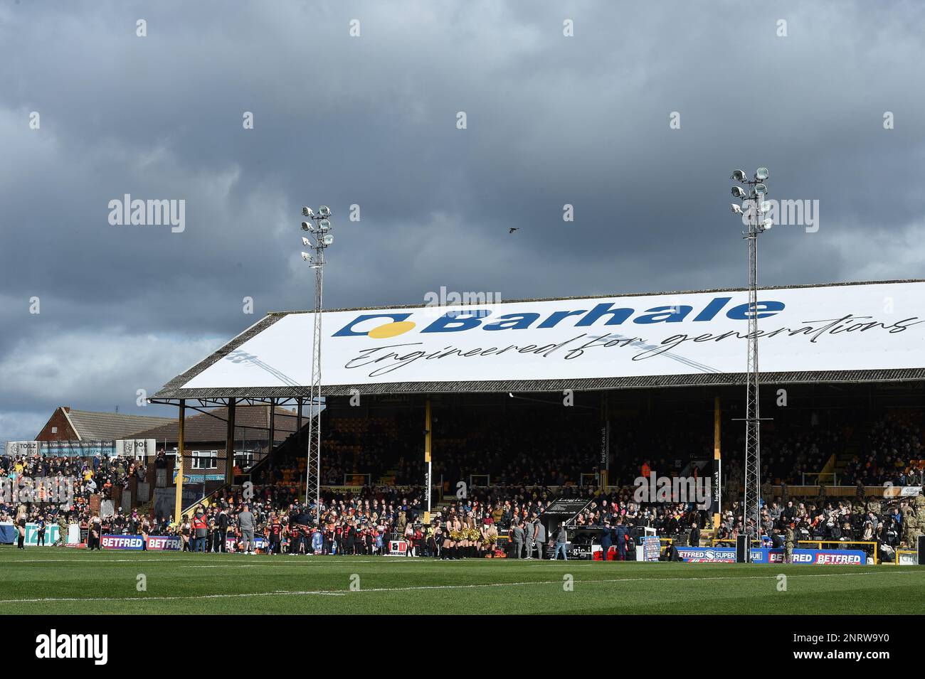 Castleford, England -26th February 2023 - General view The Mend-A-Hose ...
