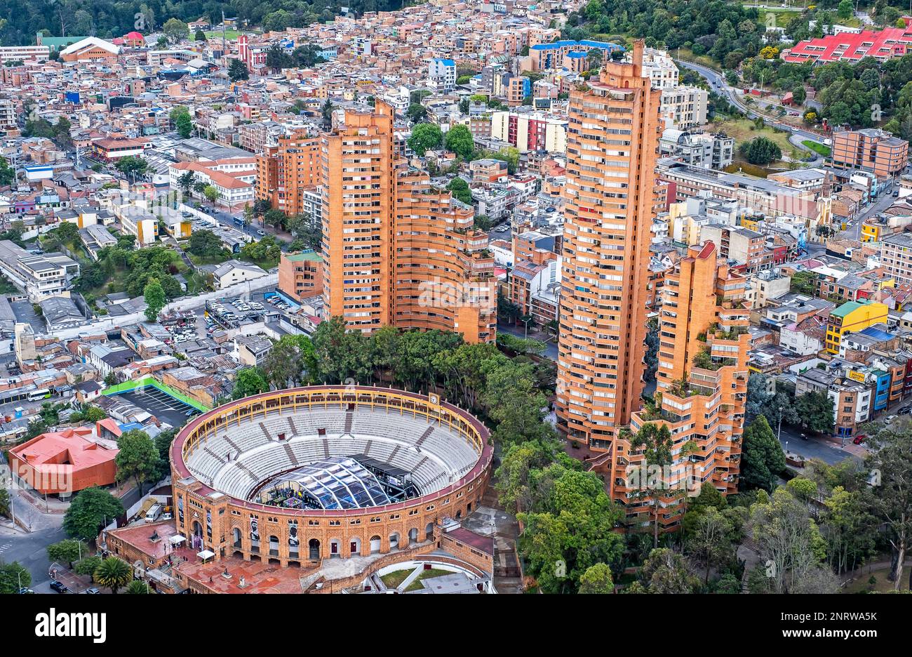 Skyline, downtown, Bogota, Colombia Stock Photo - Alamy