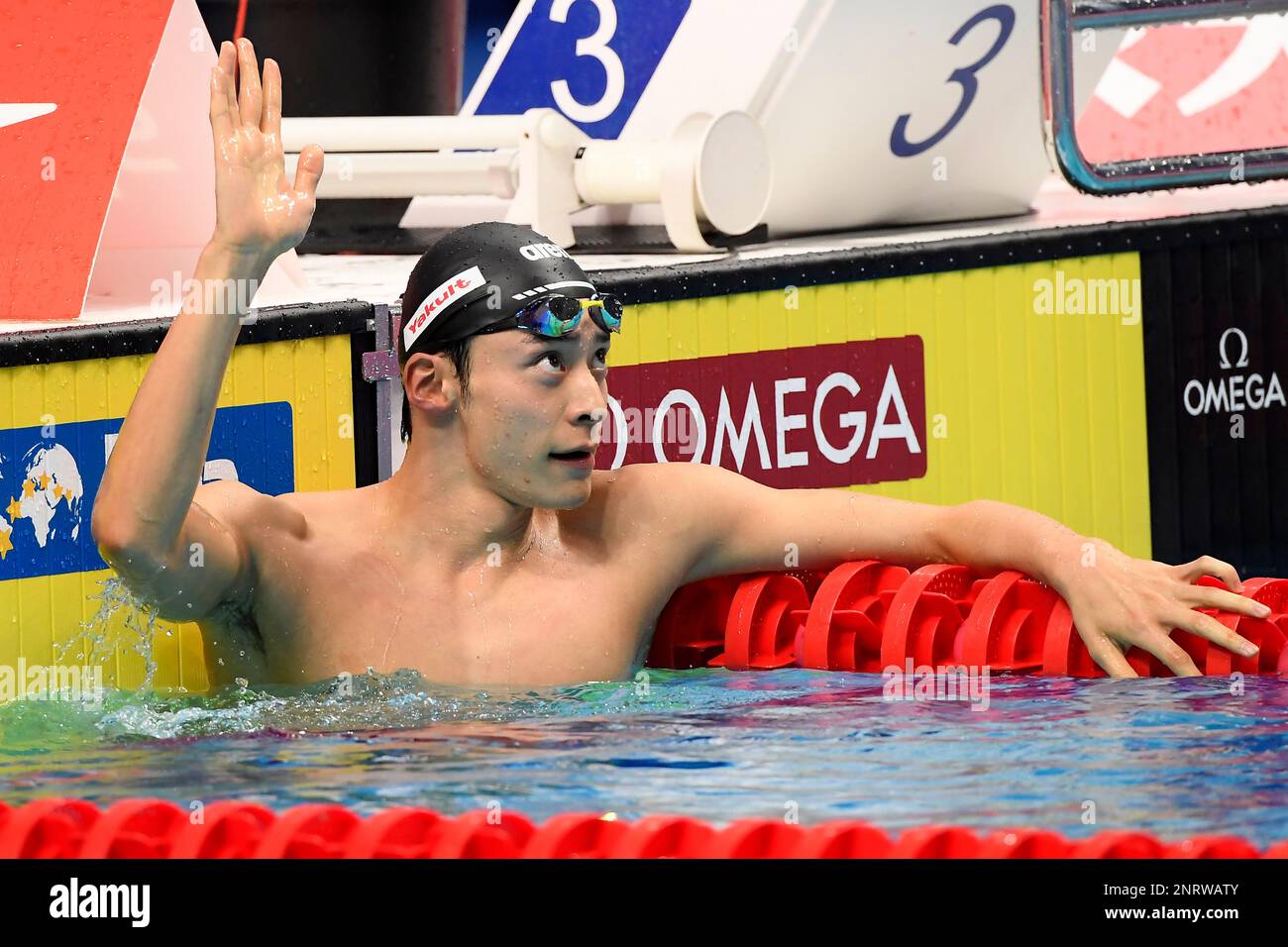Ryosuke Irie of Japan reacts after winning the men's 100-meter ...