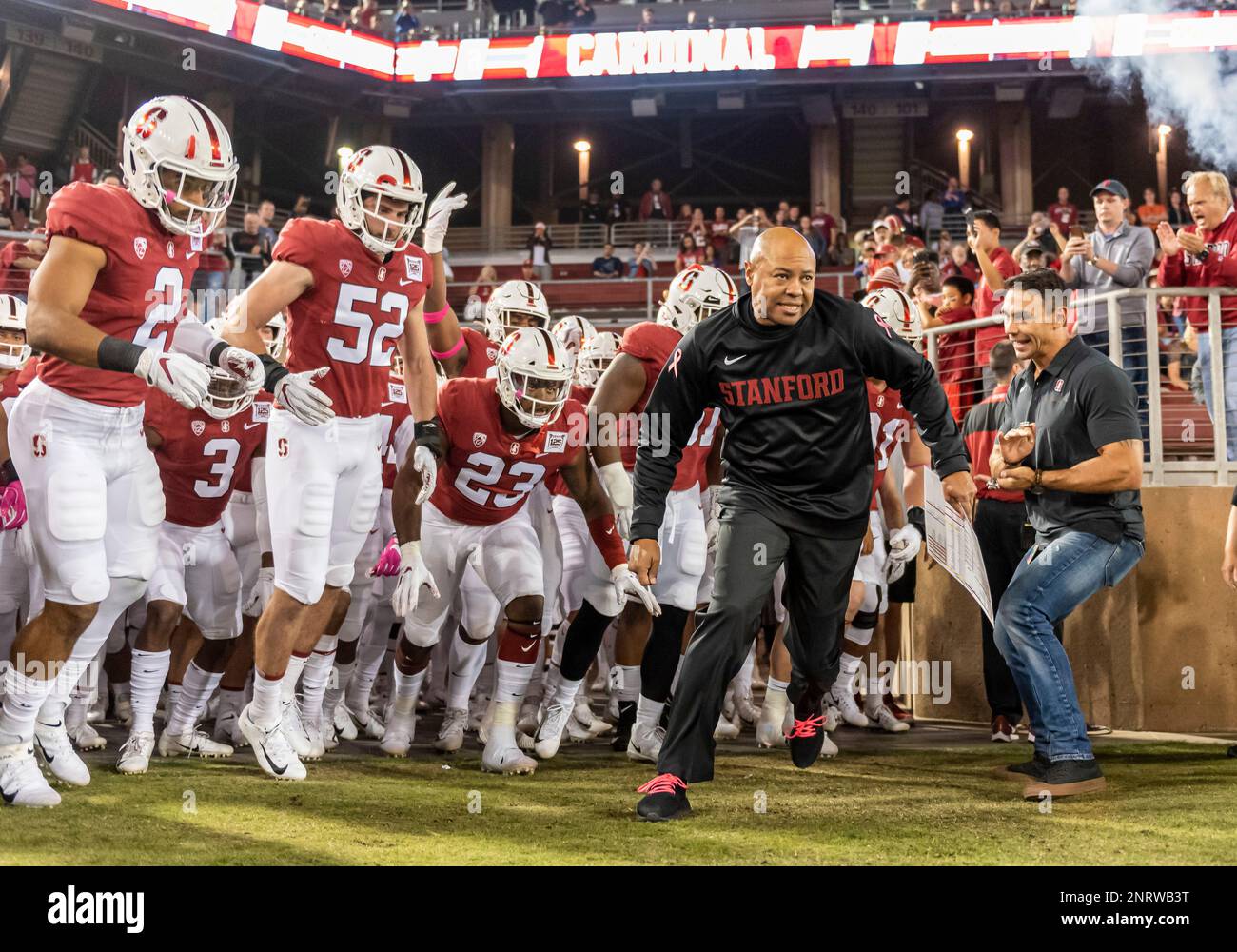 PALO ALTO, CA - OCTOBER 05: Stanford Cardinal head coach, David Shaw ...