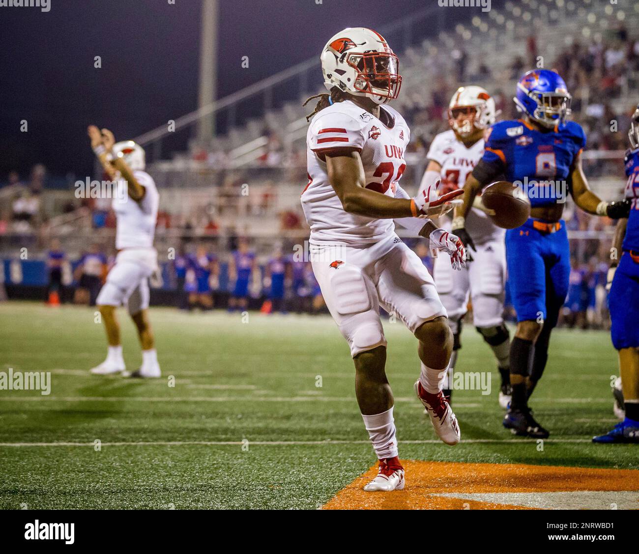October 5, 2019: Incarnate Word Cardinals running back Keyondrick ...
