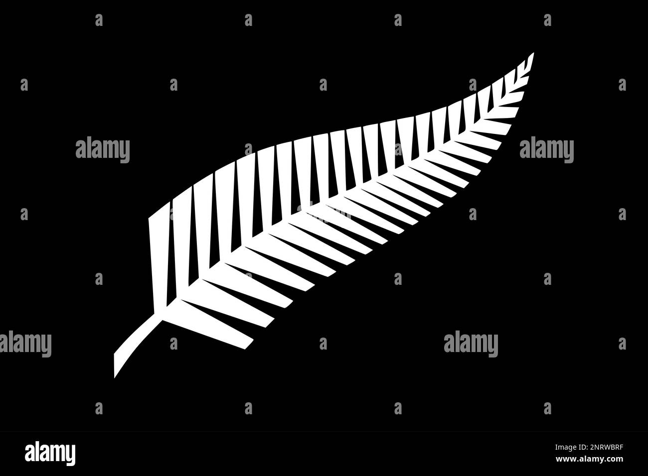 Flag of the New Zealand mens rugby union team Stock Photo - Alamy
