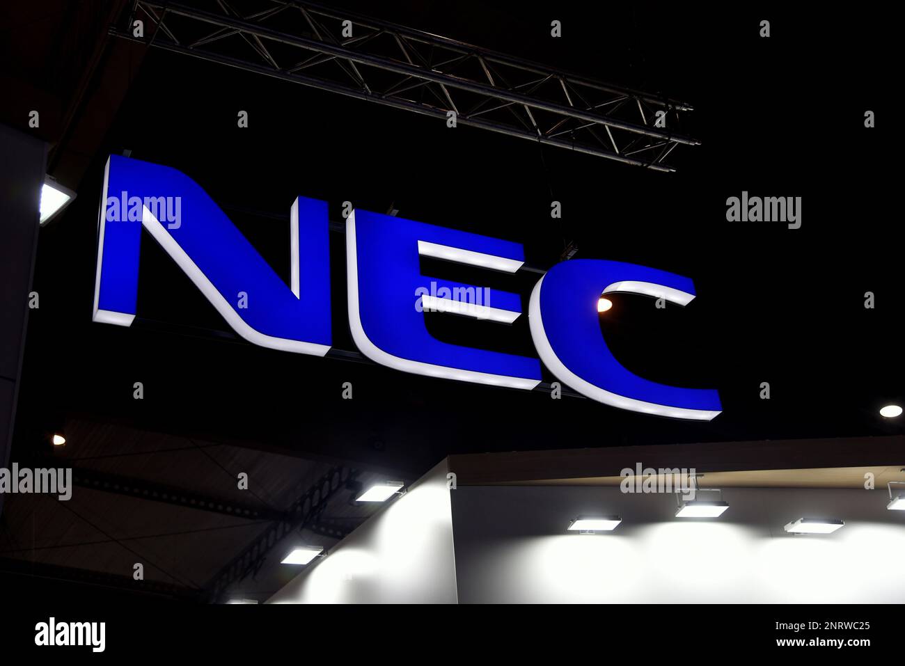 Nec business logo hi-res stock photography and images - Alamy