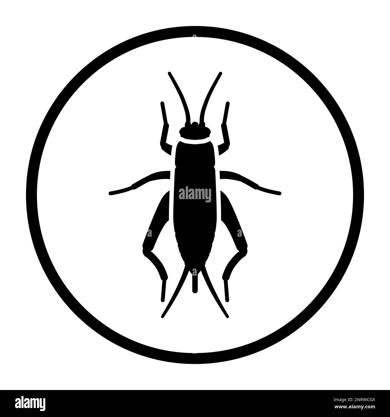 Cricket icon logo sign Black and White Stock Photos & Images - Alamy