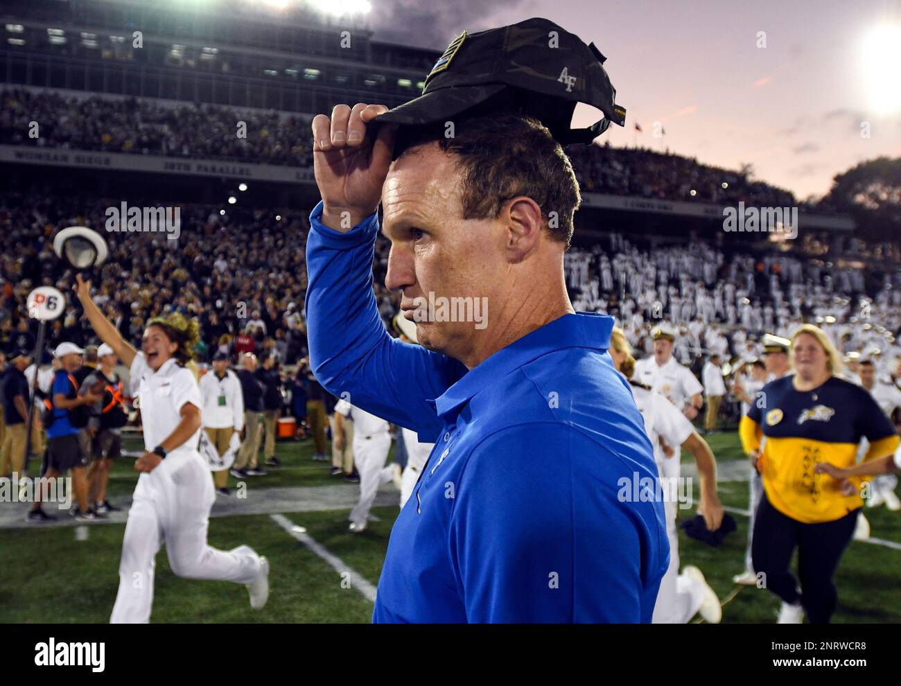 ANNAPOLIS, MD - OCTOBER 5: Air Force Falcons head coach Troy Calhoun ...