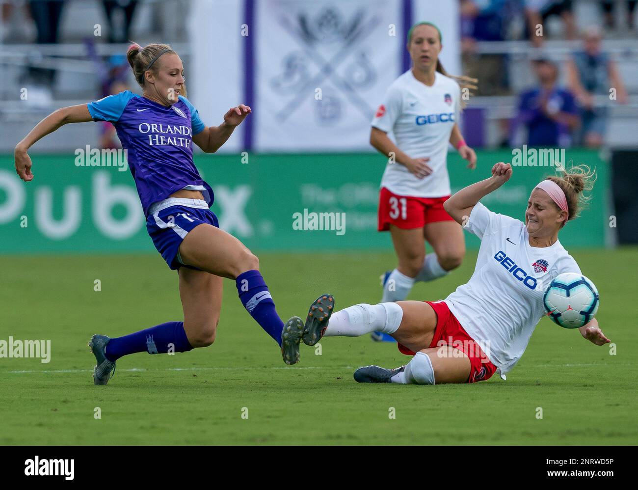 ORLANDO, FL - October 5: Washington Spirit midfielder Bayley Feist (13 ...