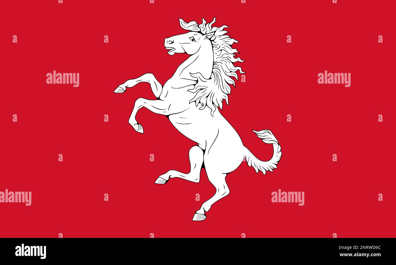 Kent county flag hi-res stock photography and images - Alamy