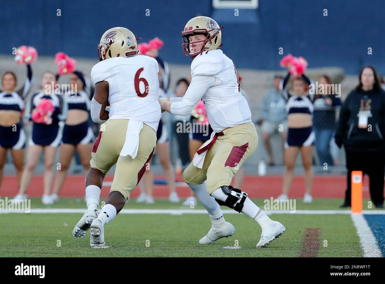 DURHAM, NH - OCTOBER 05: Elon Phoenix running back Jaylan Thomas (6 ...