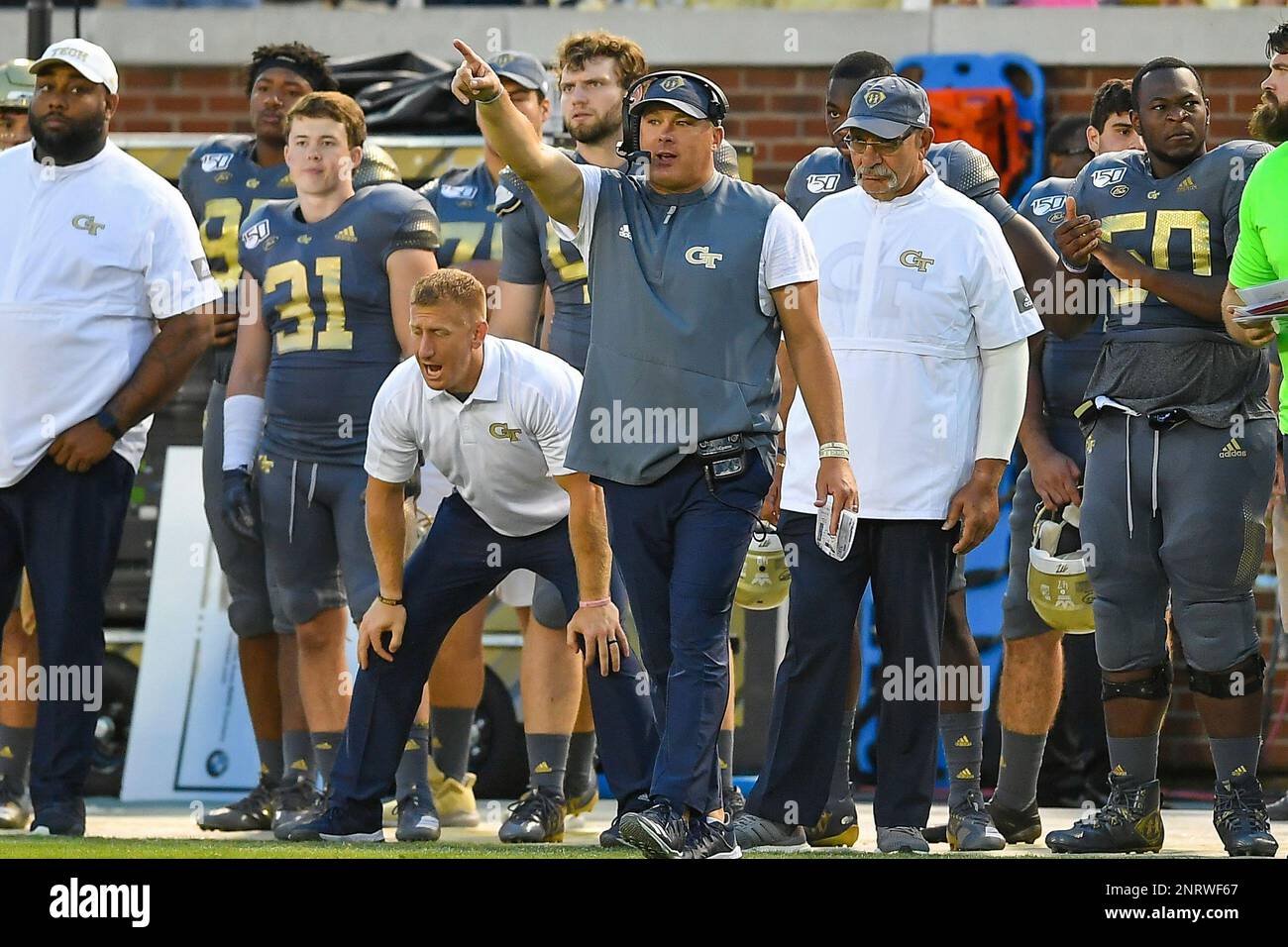 ATLANTA, GA – OCTOBER 05: Georgia Tech Yellow Jackets head coach Geoff ...