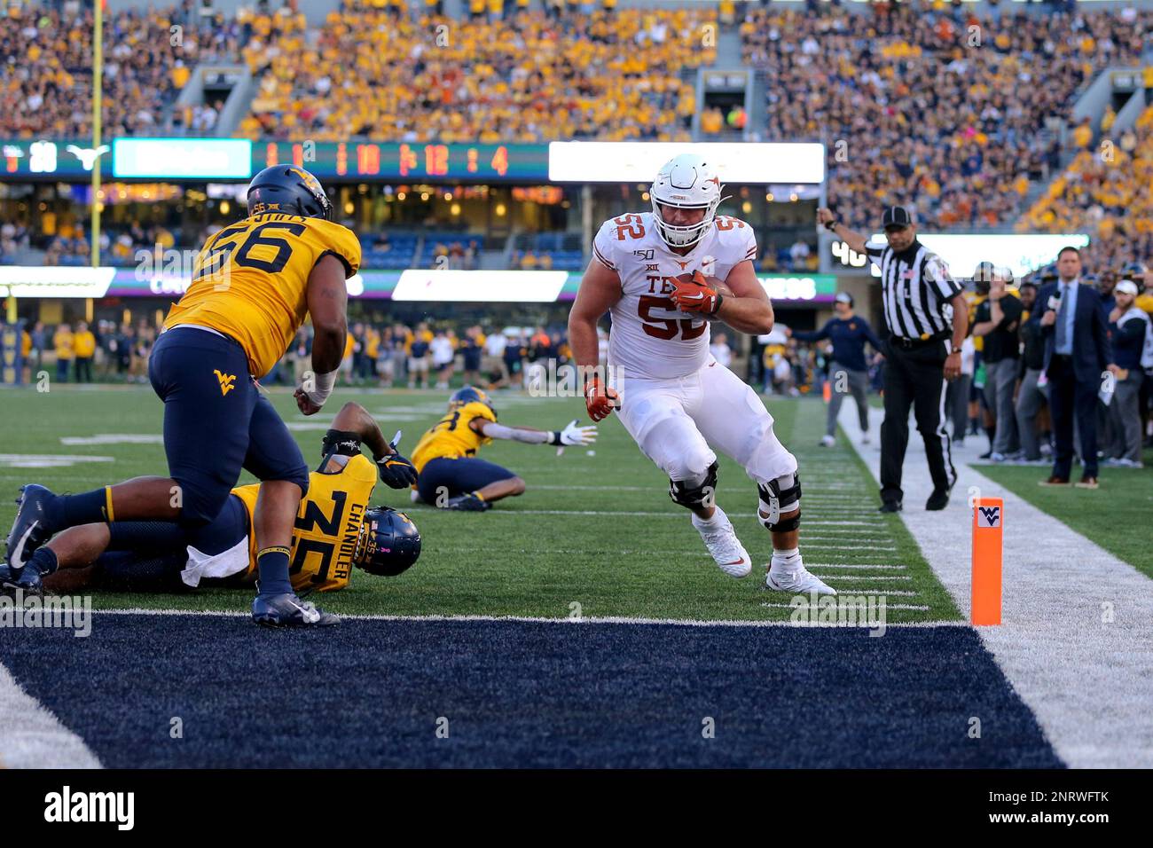 MORGANTOWN, WV - OCTOBER 05: Texas Longhorns offensive lineman Samuel ...