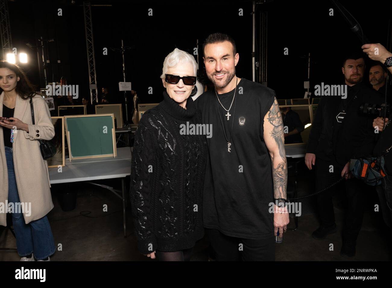 Maye Musk , Philipp Plein Milan Fashion Week Women Fall/Winter 23-24 ...