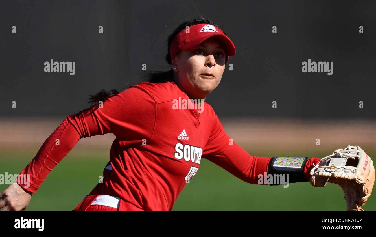 Southern Utah's Miranda Lopez during an NCAA softball game on Friday ...