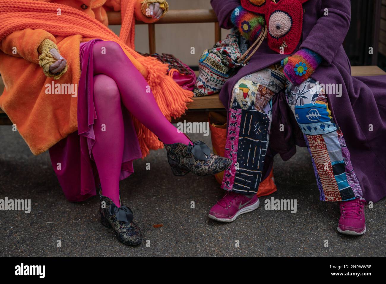 London Colour Walk at Old Spitalfields Market, London, UK Stock Photo ...