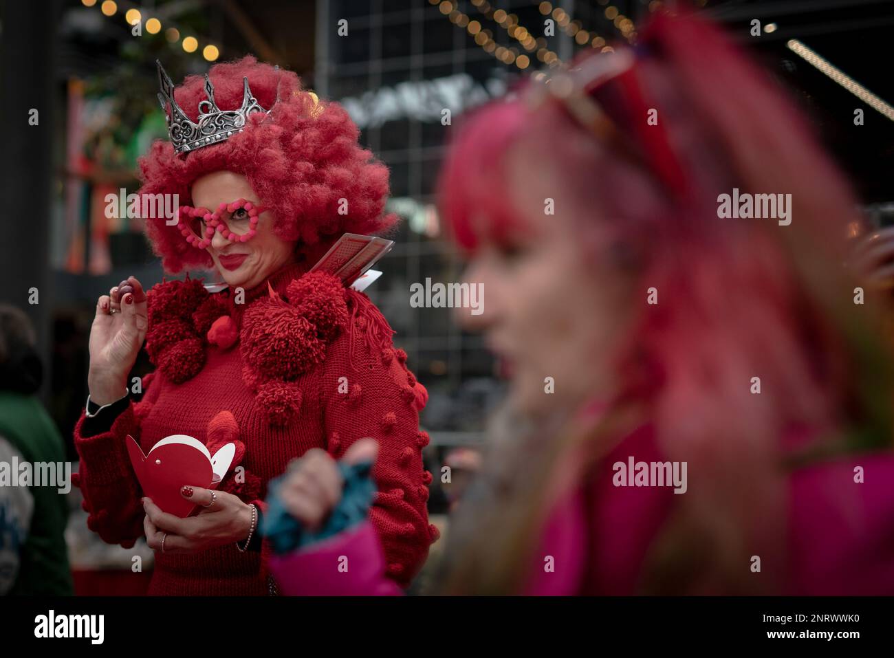 London Colour Walk at Old Spitalfields Market, London, UK Stock Photo ...