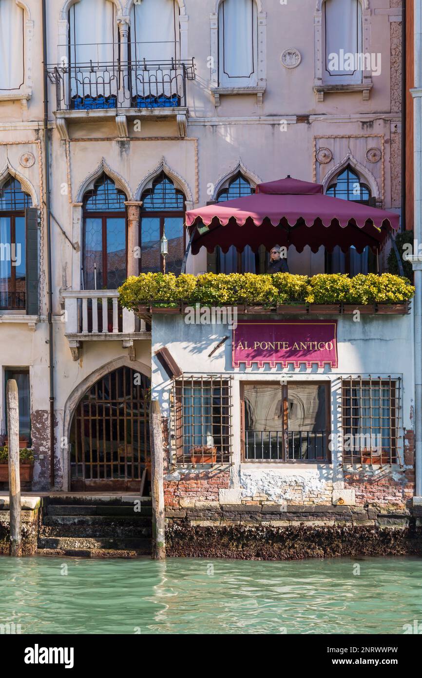 Hotel Al Ponte Antico situated on Grand Canal near Rialto bridge at ...