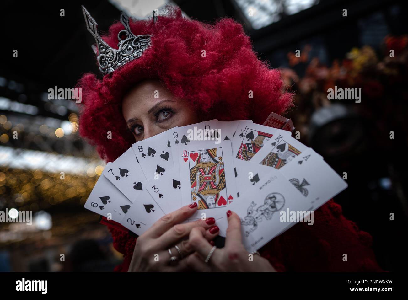 London Colour Walk at Old Spitalfields Market, London, UK Stock Photo ...