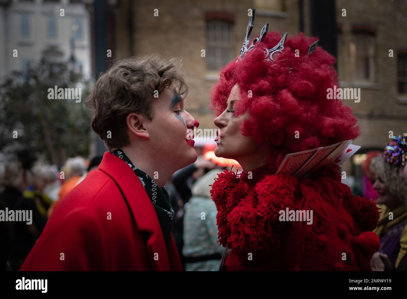 London Colour Walk at Old Spitalfields Market, London, UK Stock Photo ...