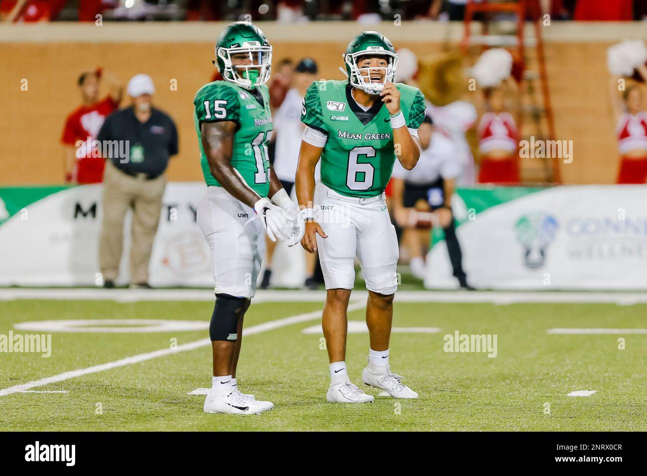 DENTON, TX - SEPTEMBER 28: North Texas Mean Green quarterback Mason ...