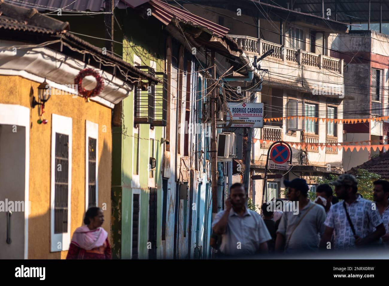 Panjim, Goa, India - January 2023: Vintage Portuguese era architecture ...