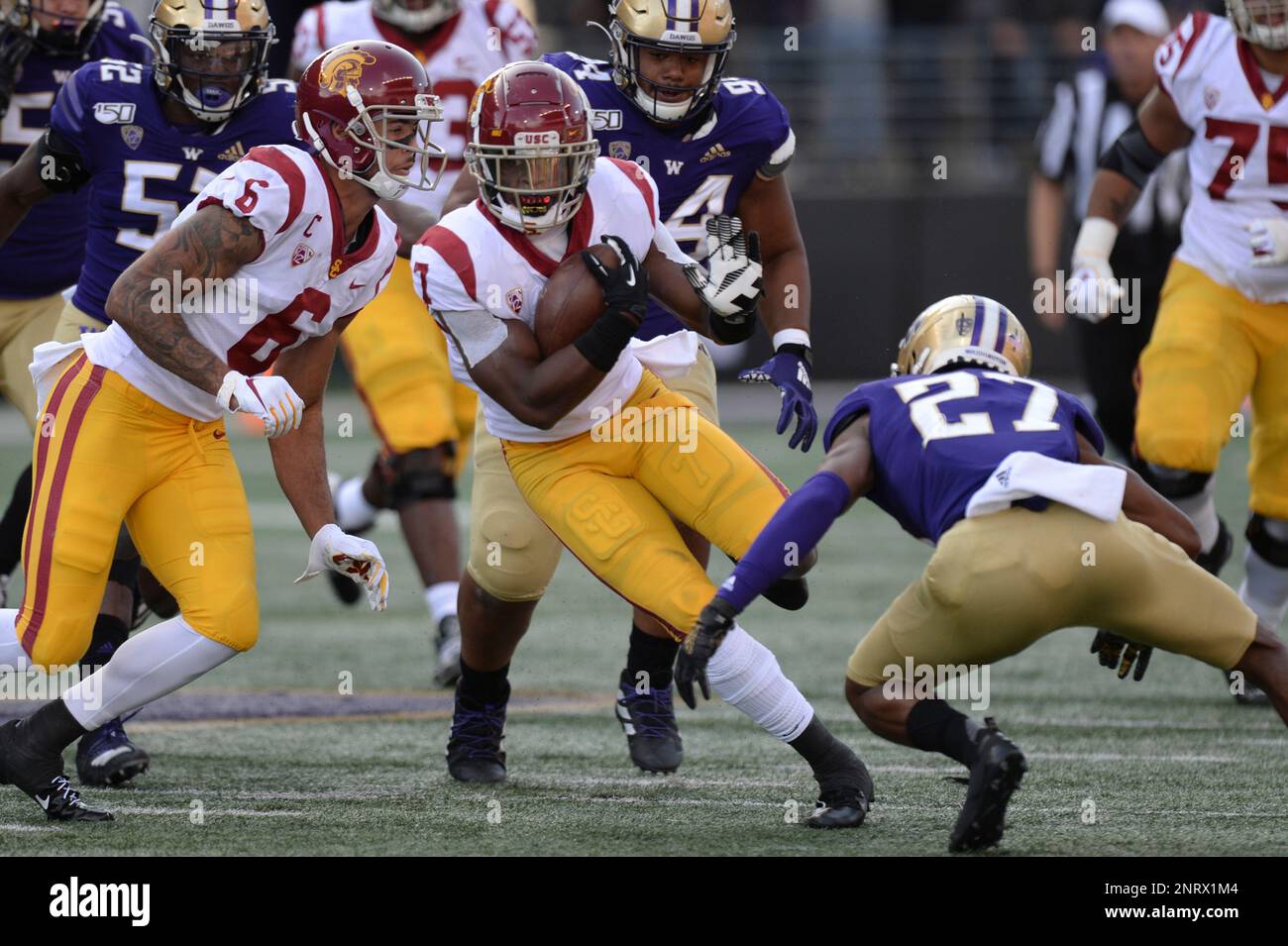 SEATTLE, WA - SEPTEMBER 28: USC Trojans running back Stephen Carr (7 ...